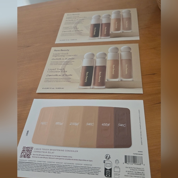 Rare Beauty | Makeup | Rare Beauty Concealer Sample Cards | Poshmark